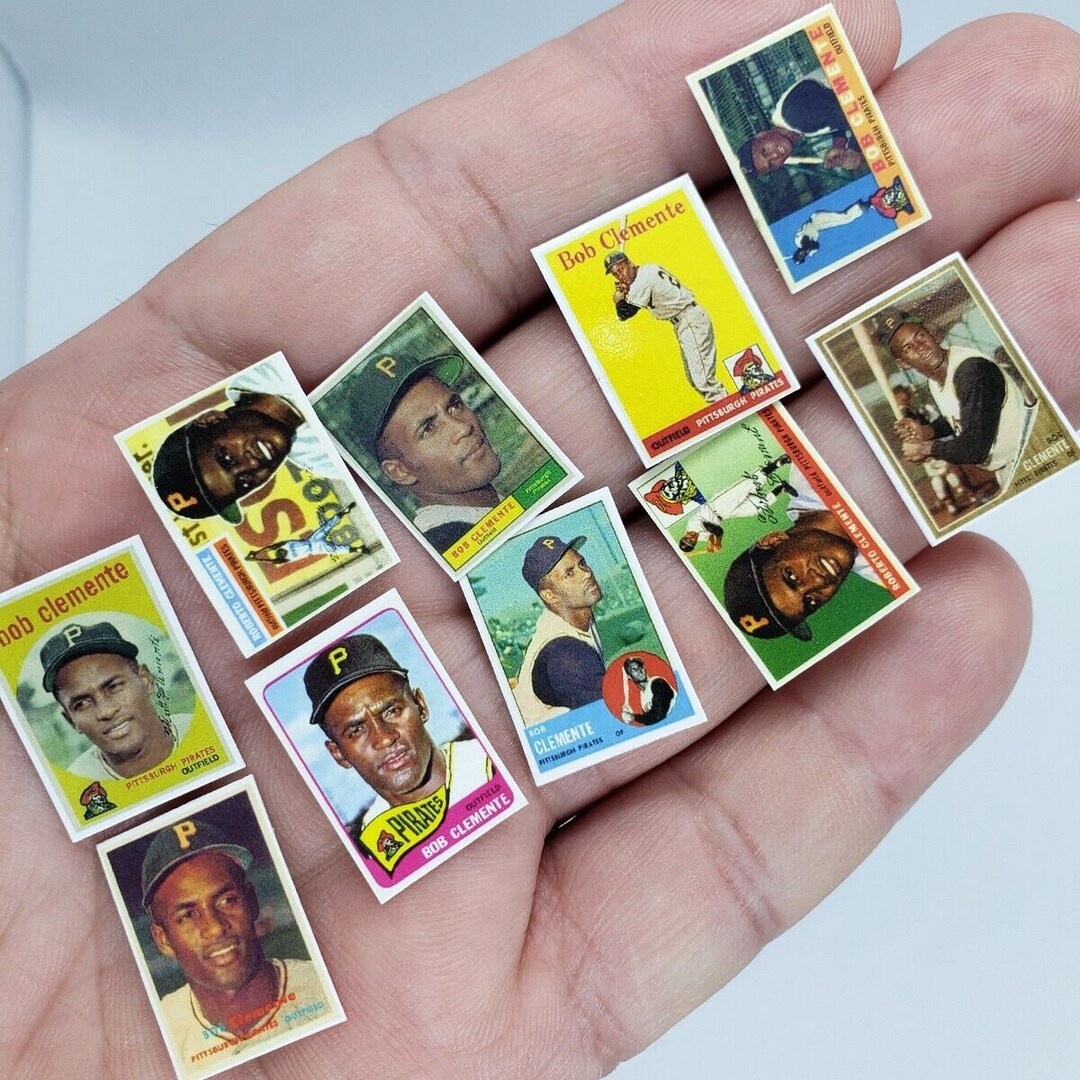 Roberto Clemente 20 Custom Mini Card Set Including Bob Rookie #21 ...