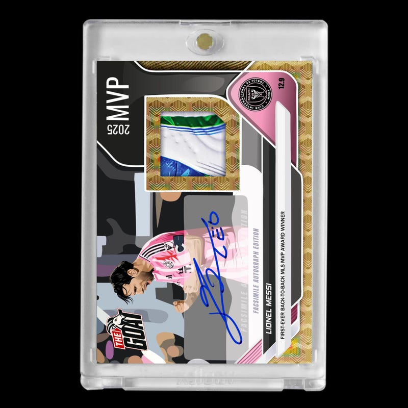 Messi Autograph Card - Etsy UK