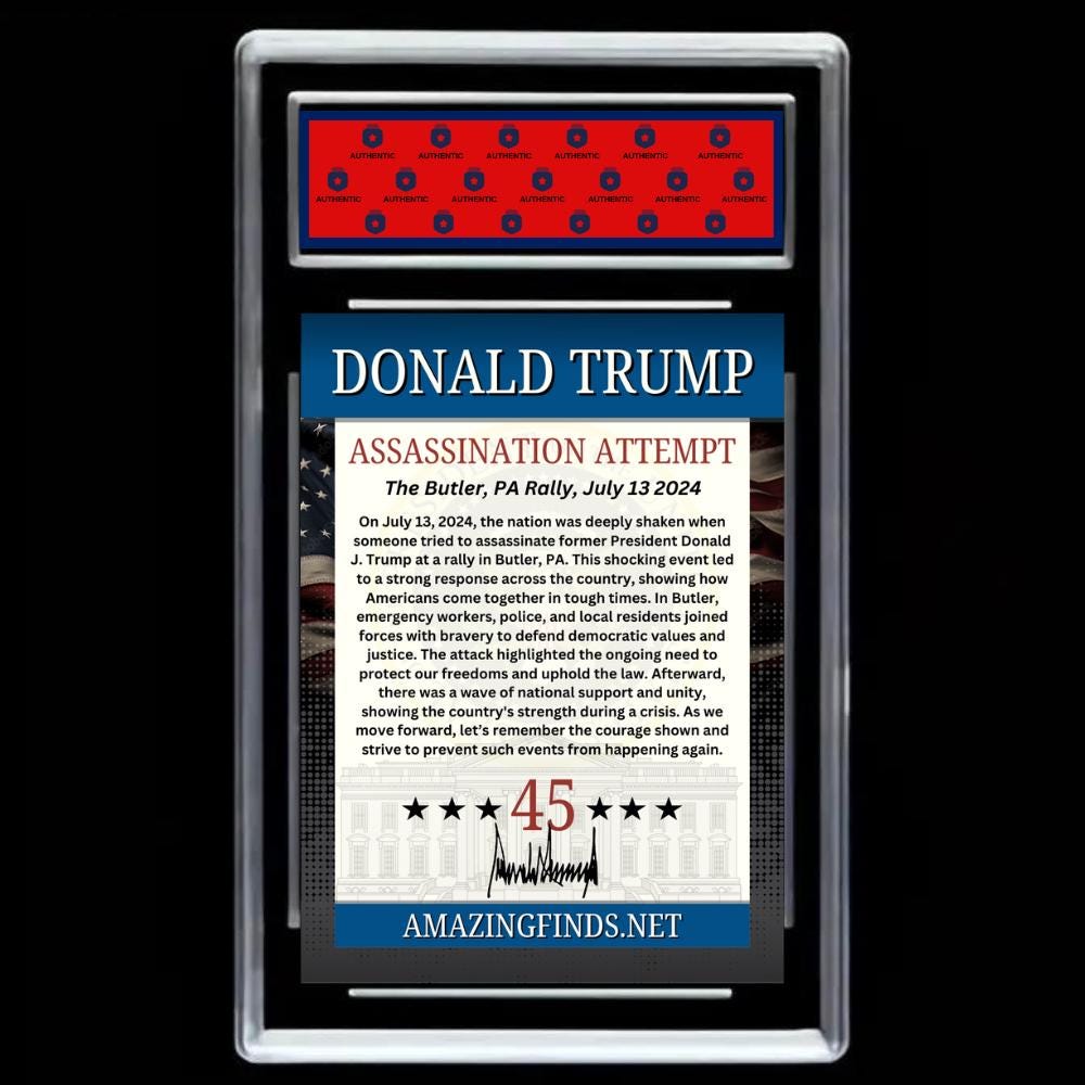 Donald Trump Card Sleeves Donald Trump & JD Vance 2024 President ...