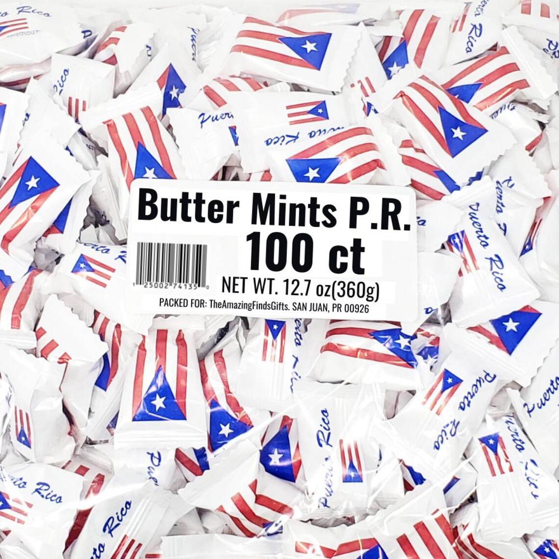 Butter Mints Candy Puerto Rican Flag Thank You Mint 100 Pieces ...