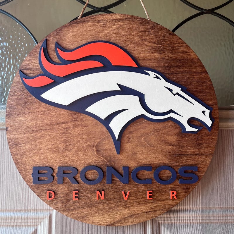 Denver Broncos Signs - Etsy