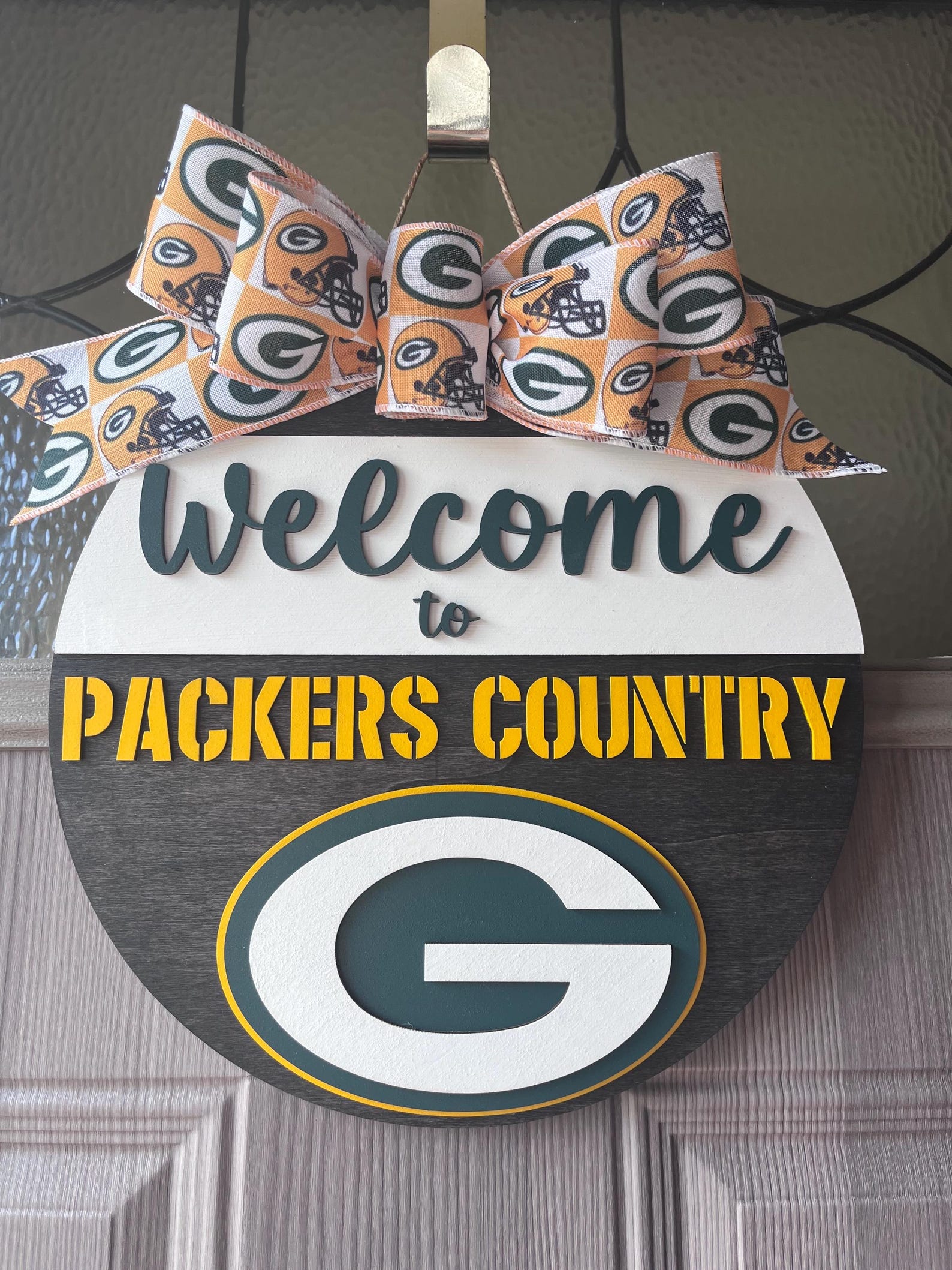 Green Bay Packers - Door Hanger - Etsy