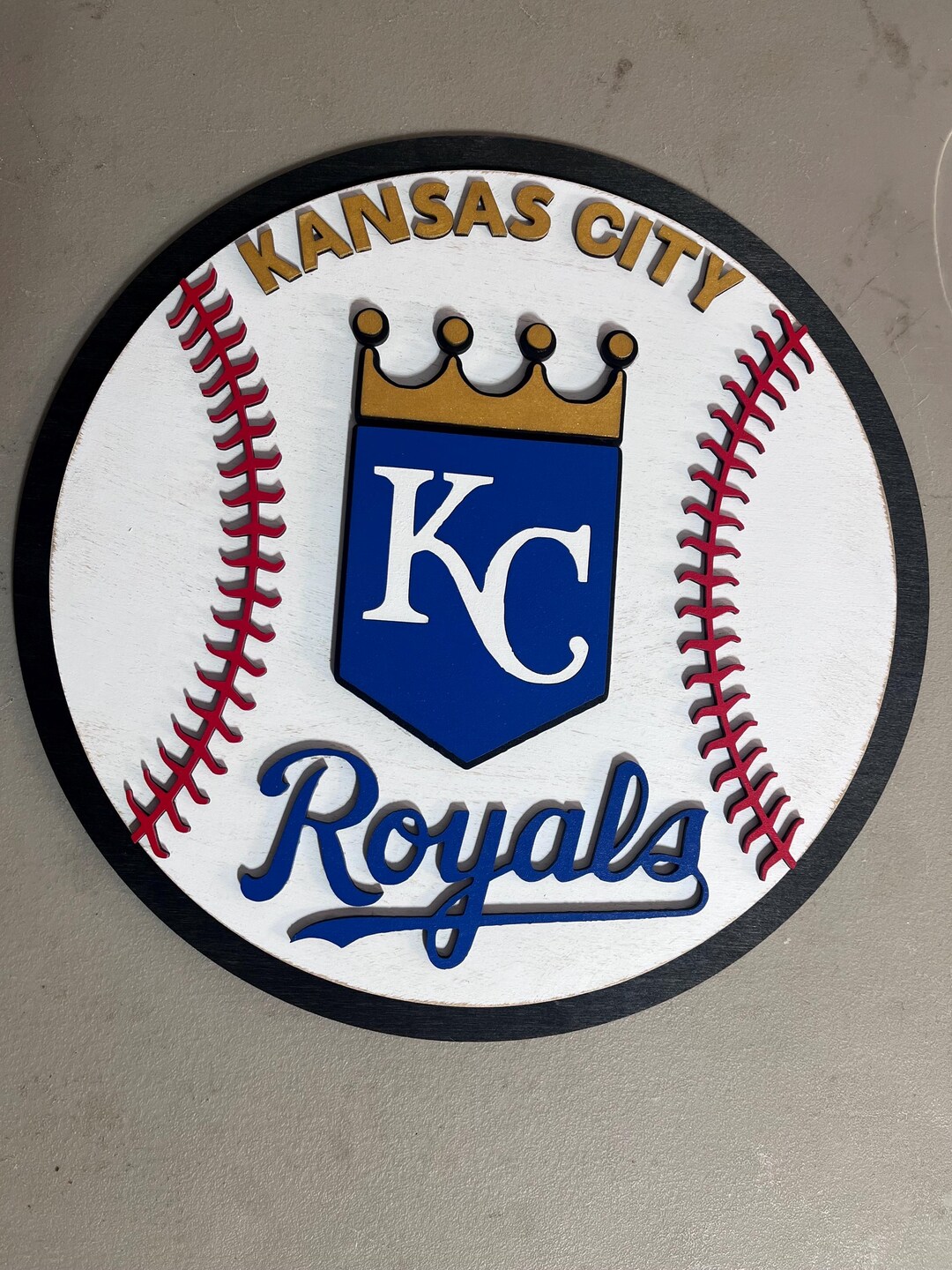 Kansas City Royals Baseball - Door Hanger - Etsy