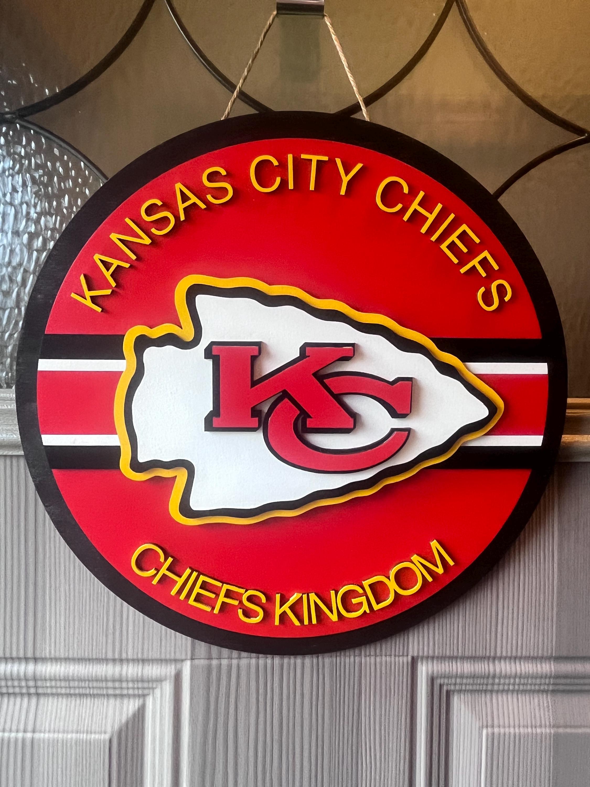 Kansas City Chiefs - Door Hanger - Etsy