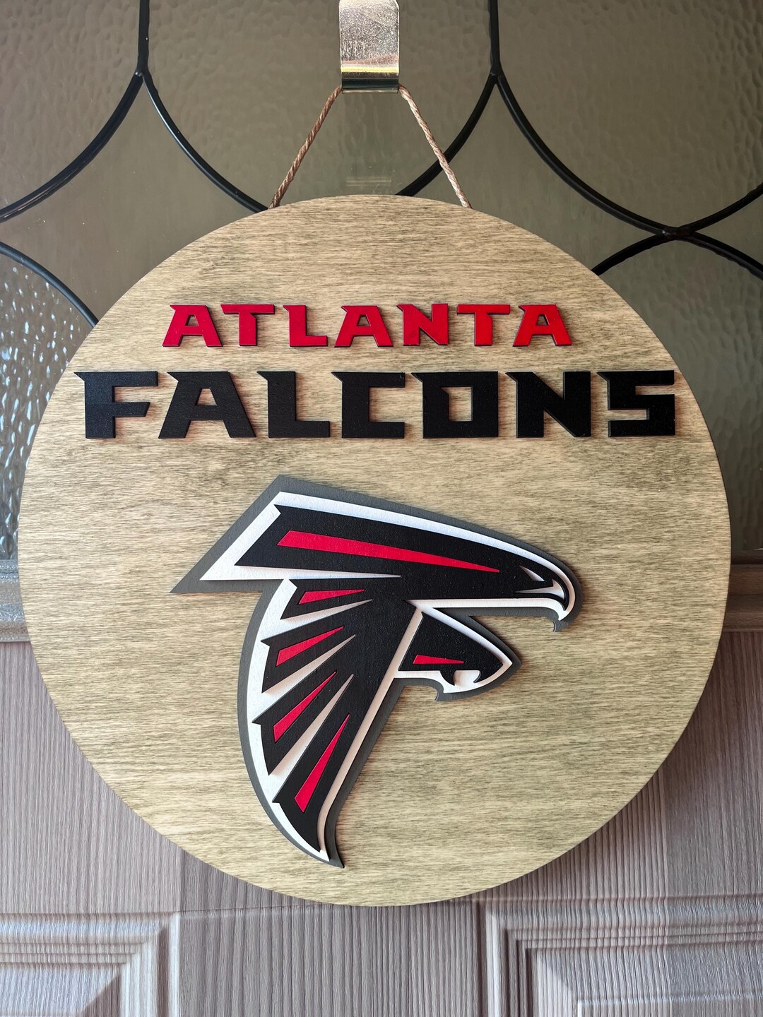 Atlanta Falcons - Door Hanger - Etsy