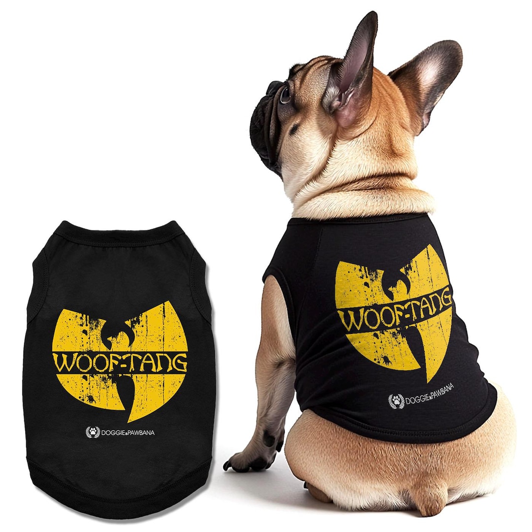 Woof-tang (wu-tang Parody) Bootleg Trendy Pup/dog Shirt - Shirt for ...