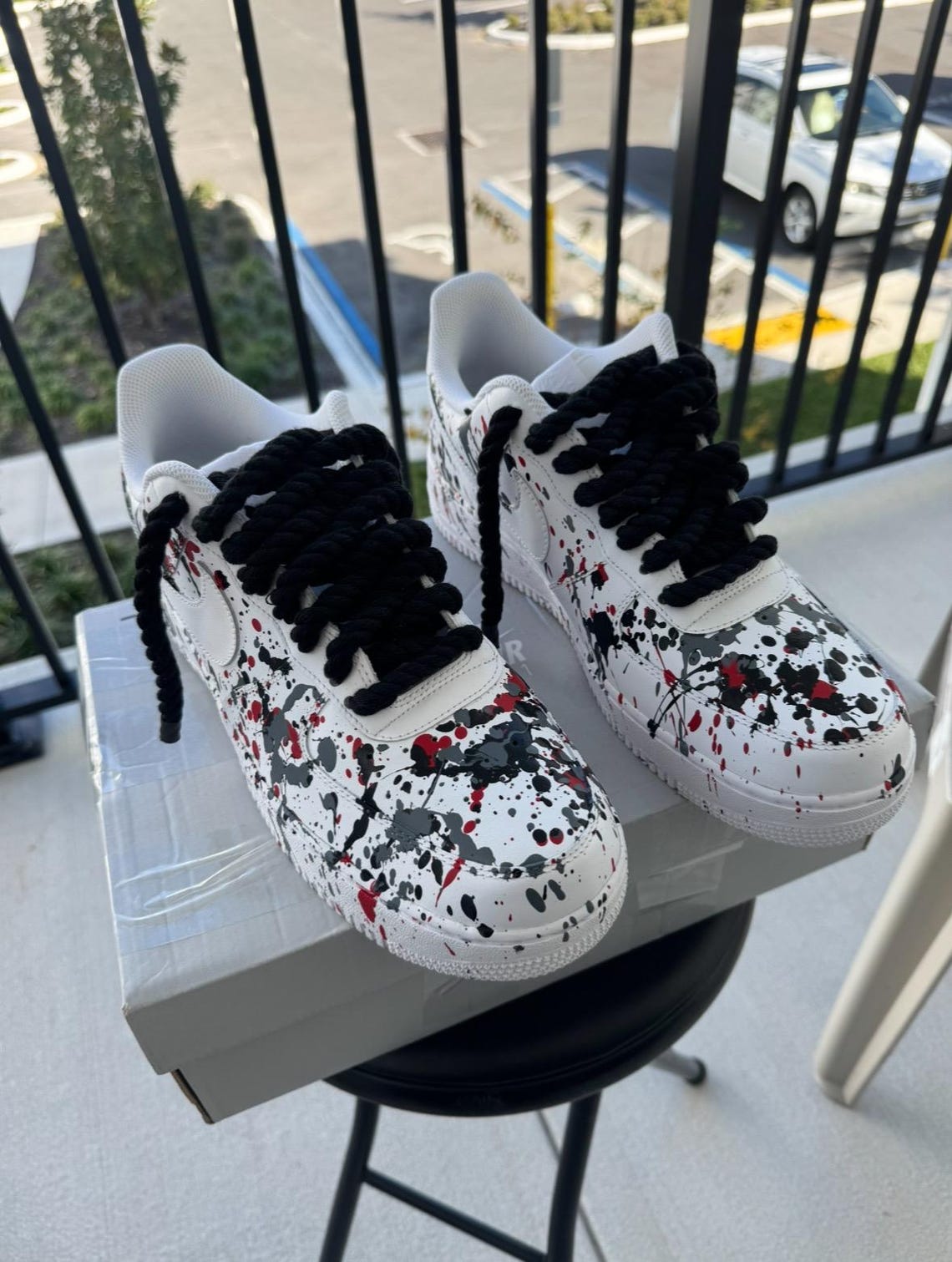 Custom Splattered Af1s Shoes - Etsy