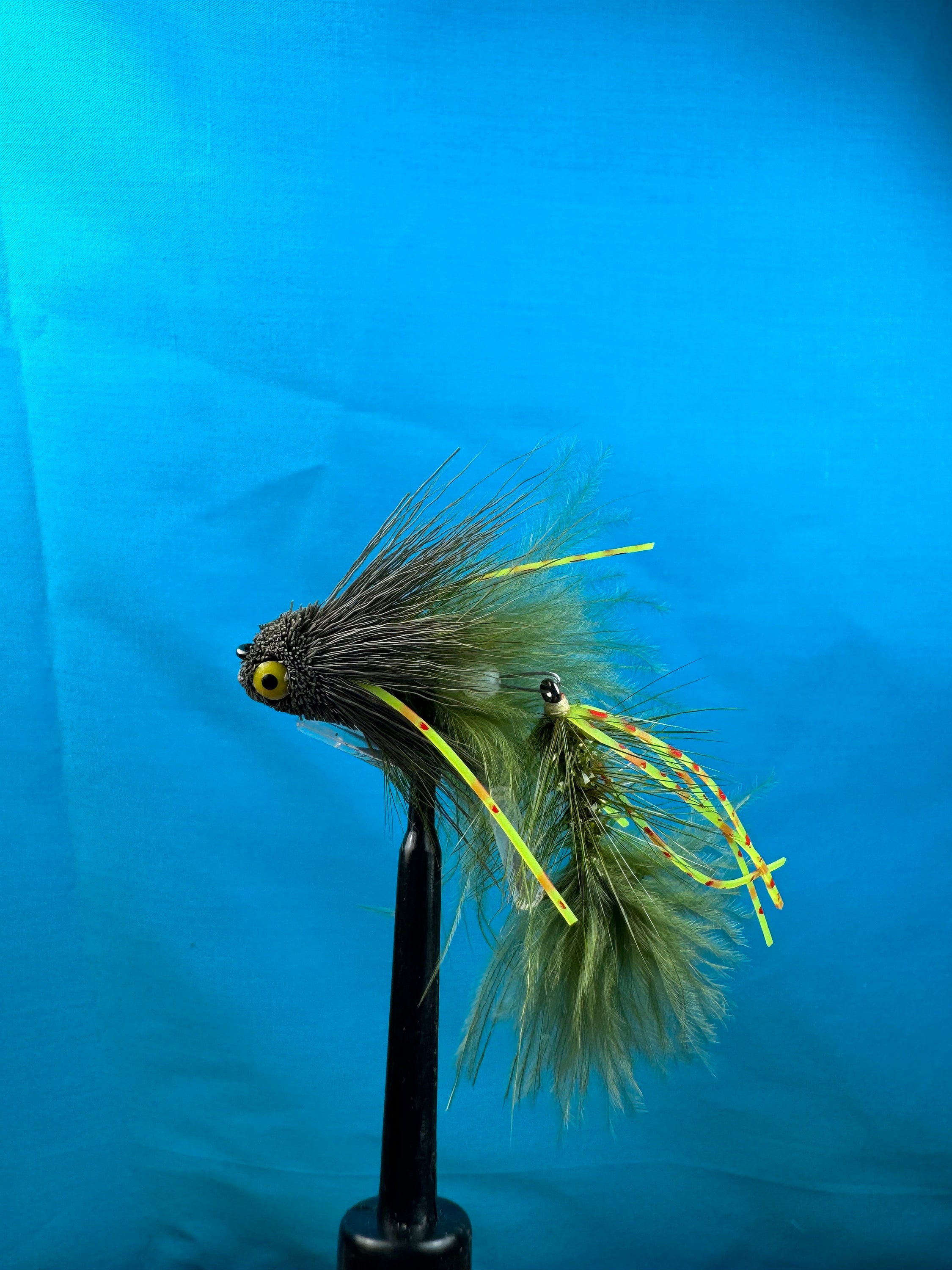 Articulated Streamer Fly Deer Hair Bass Bug Fish Spine Fly for Fishing ...