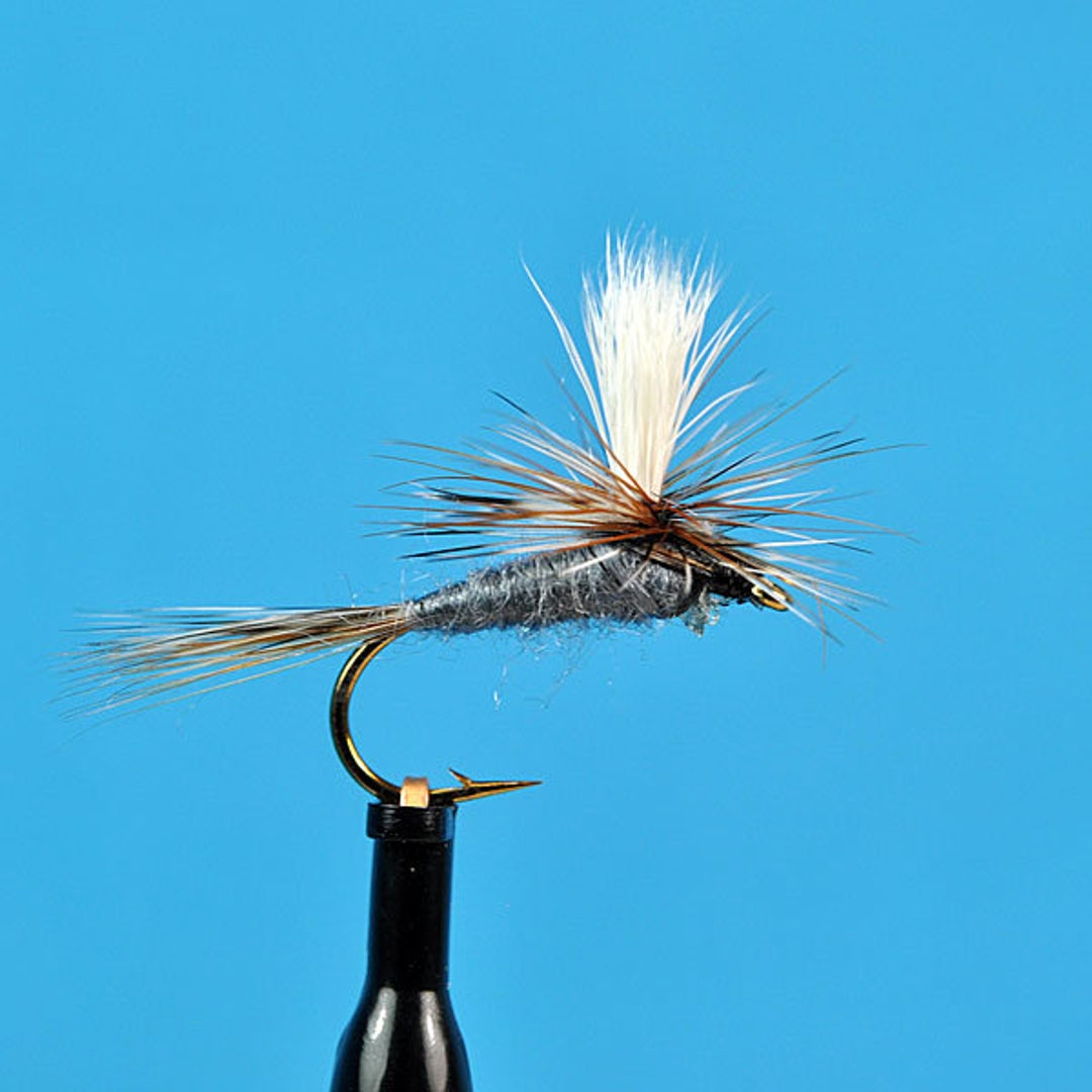 Adams Parachute, Fishing Flies, Trout Flies dry Flies Sizes 10, 12, 14 ...
