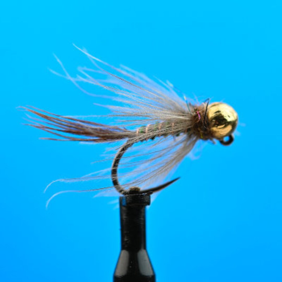 Tungsten Natural Jig, Trout Fly, Nymph Fly, Hooks Sizes 14,16,18 ...