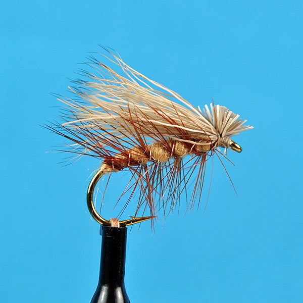 Elk Hair Caddis Tan, Fishing Flies, Trout Flies dry Flies Sizes 8,10,12 ...