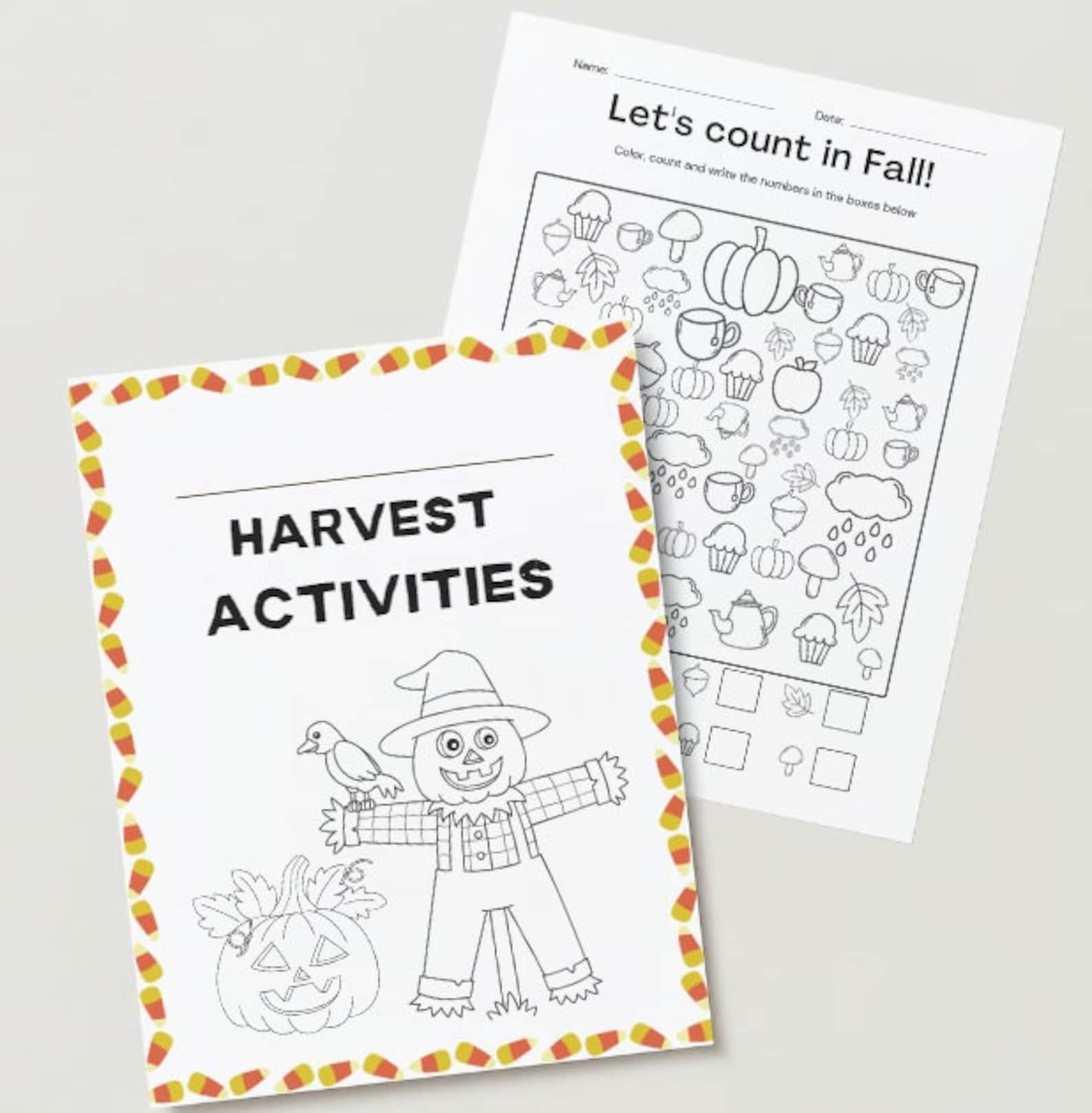 Harvest Party Game Printable for Classrooms, Harvest Scattergories ...
