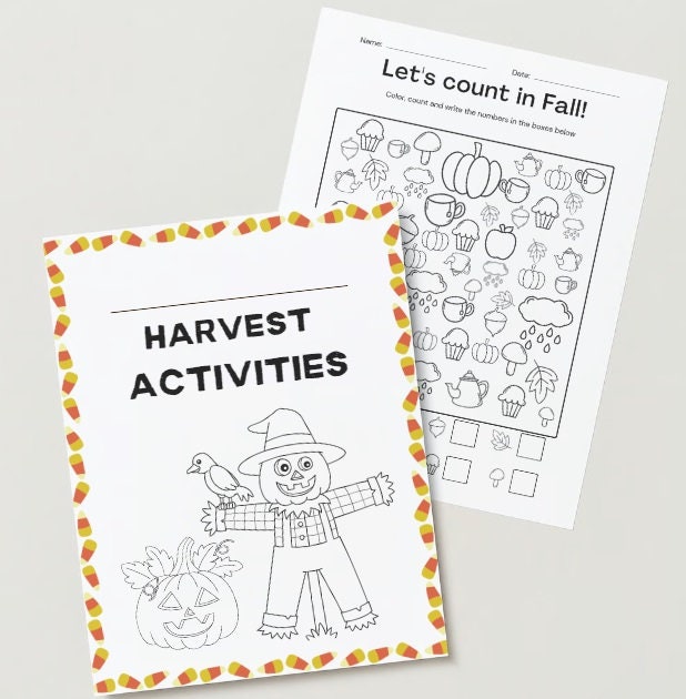 Harvest Party Game Printable for Classrooms, Harvest Scattergories ...