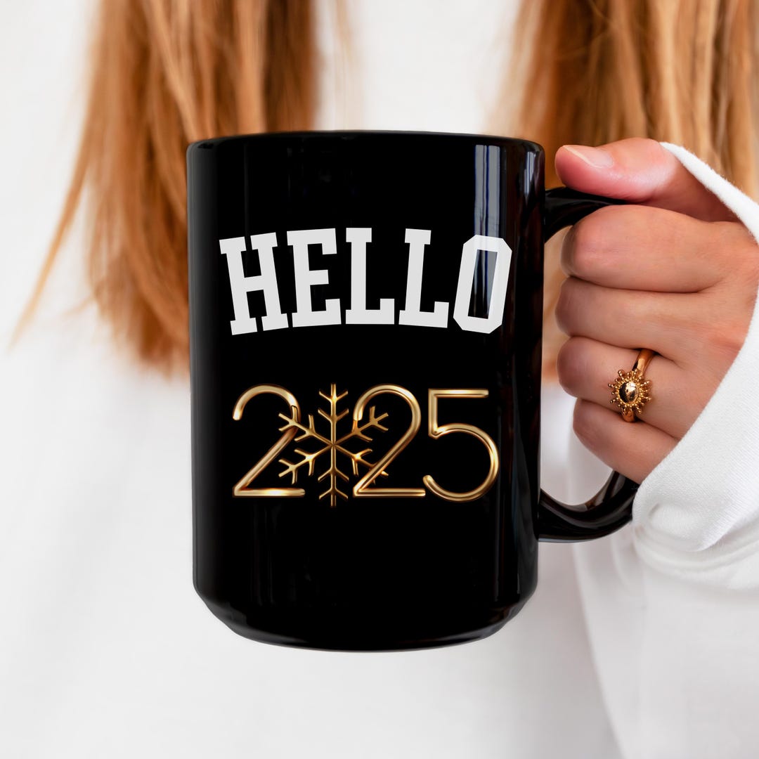 Happy New Year 2025 Mug, Cute 2025 New Year Gifts Mug, Mom Gifts New ...