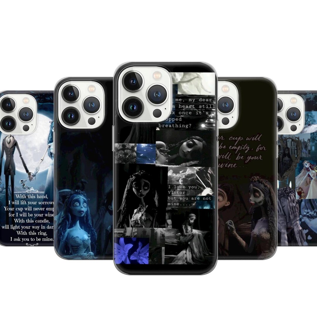 Corpse Bride Phone Cases Gothic and Tim Burton Inspired Fits iPhone 15 ...