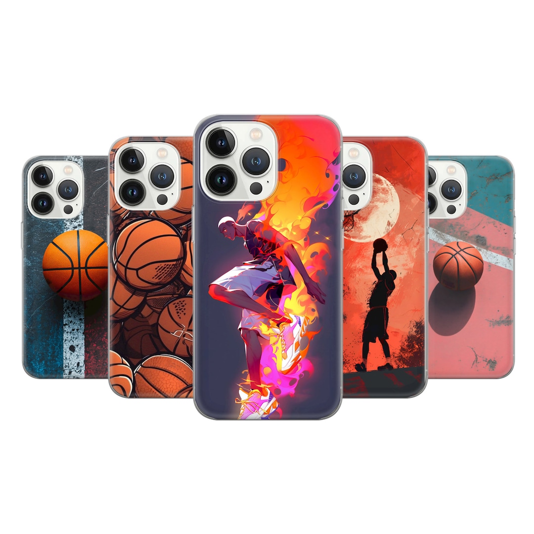 Basketball Phone Case, Basketball Cover Fit for iPhone 15 Pro Max, 14 ...