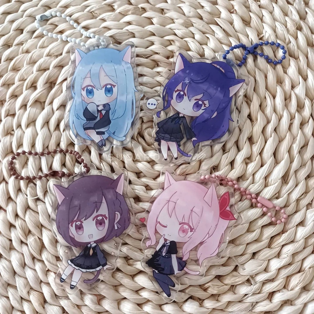 Prsk Pjsk Peoject Sekai Double Sided Cat Ear Keychain Nightcord at 25: ...