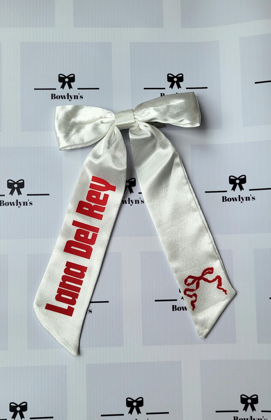 Lana Del Rey Long Ribbon Inspired Hair Bow - Etsy UK
