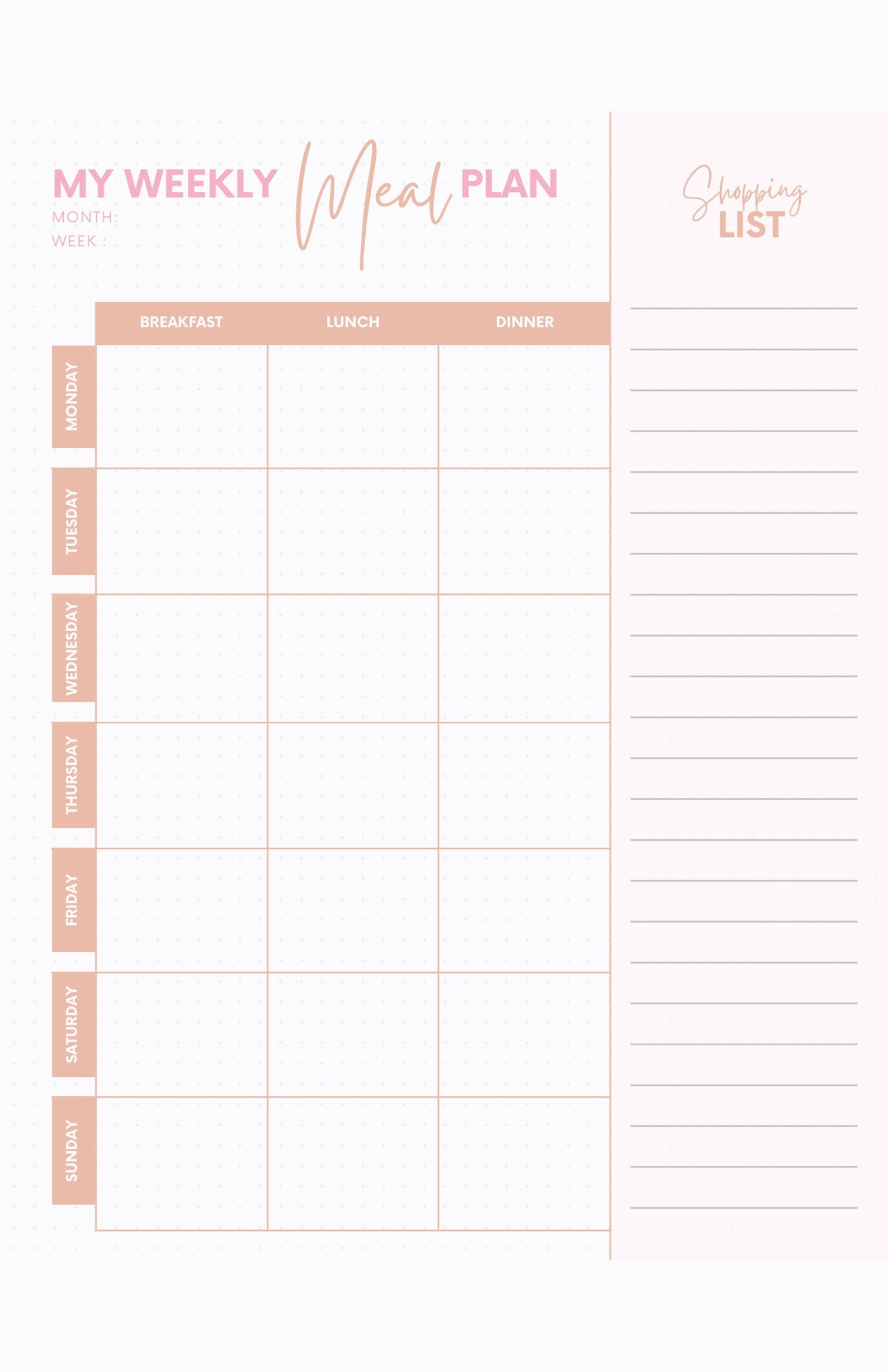 PLAN B 12 Week Tracker I Nutrition Tracking Journal I 2B Mindset I Ultimate Portion Fix I Weight ...