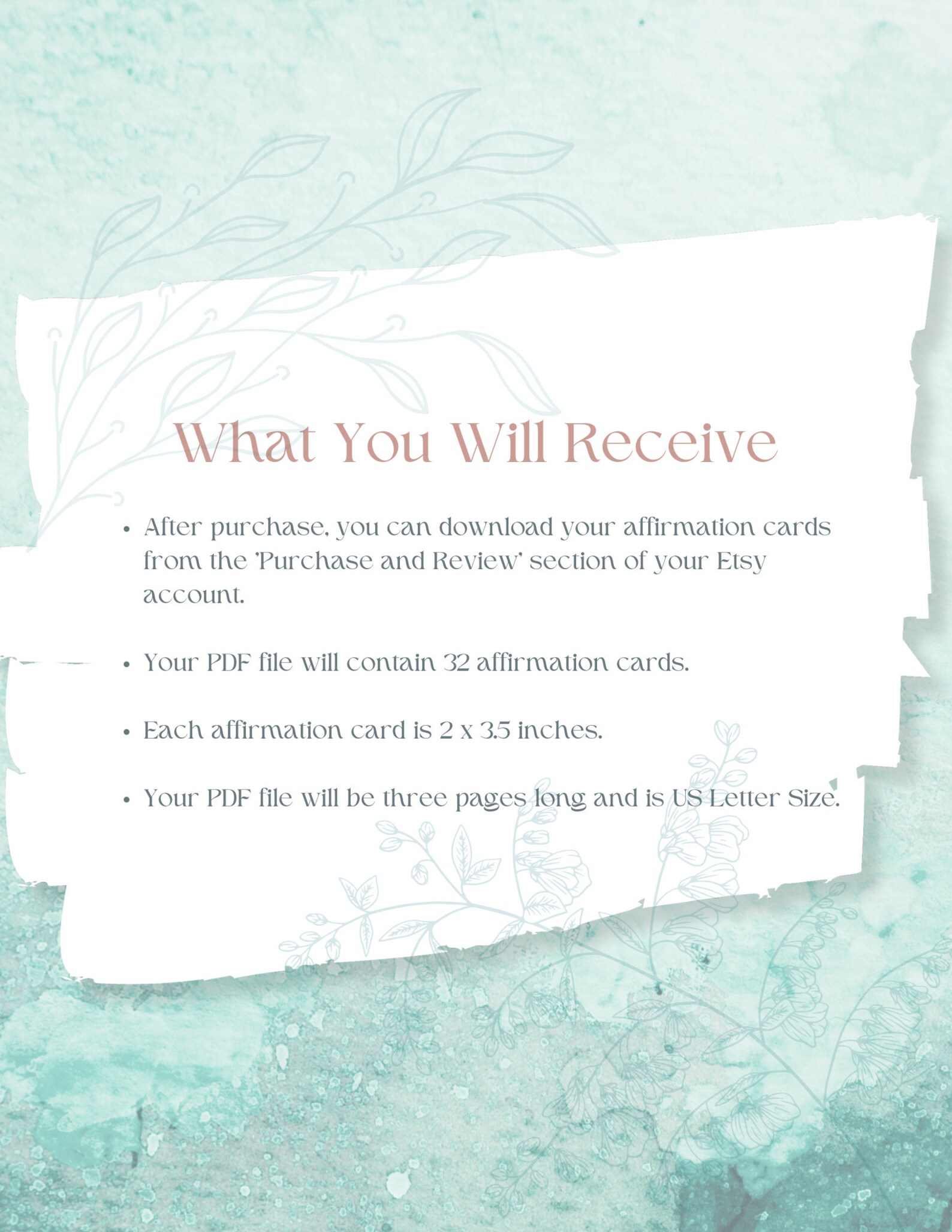 32 Printable Abundance Affirmation Cards Positive Affirmations Digital ...