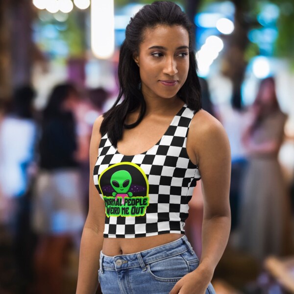 Alien Crop Top - Etsy