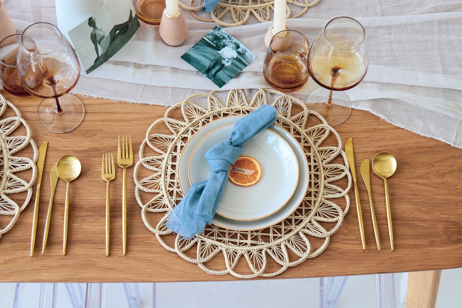 The Phyllis Jane Tablescape 4 Settings - Etsy