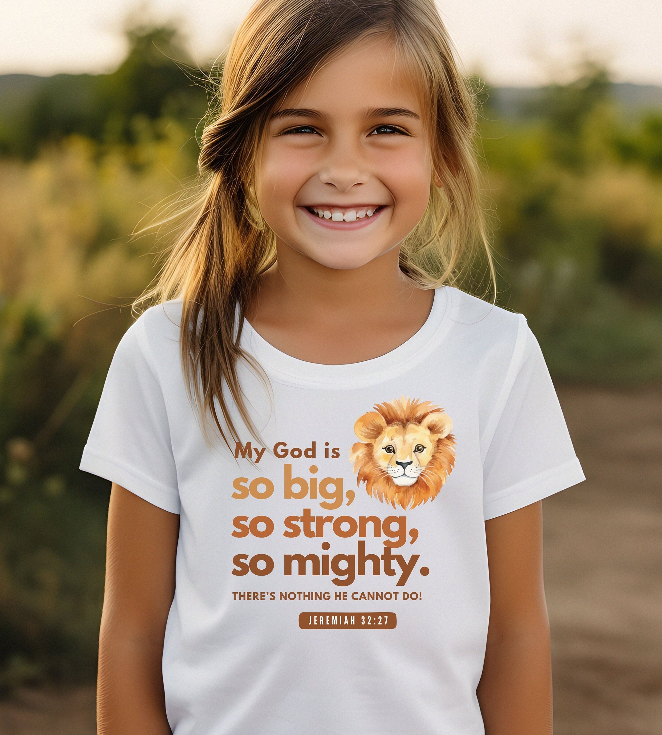 Youth Christian Shirt Kid God Lion Cute Child Lion Shirt Popular Youth ...