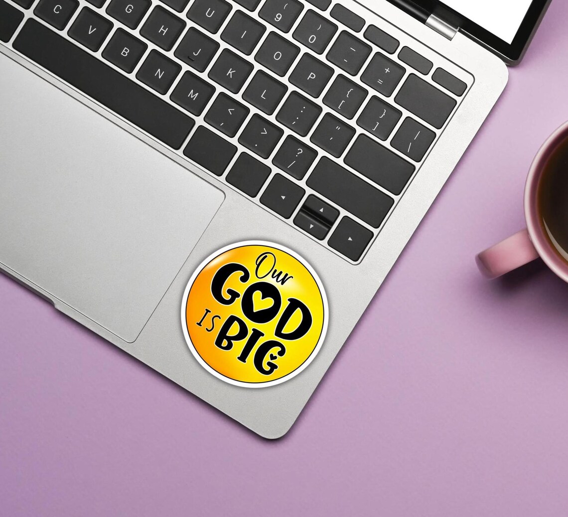 Our God is Big Sticker, Best Selling Christian Stickers, Happy ...
