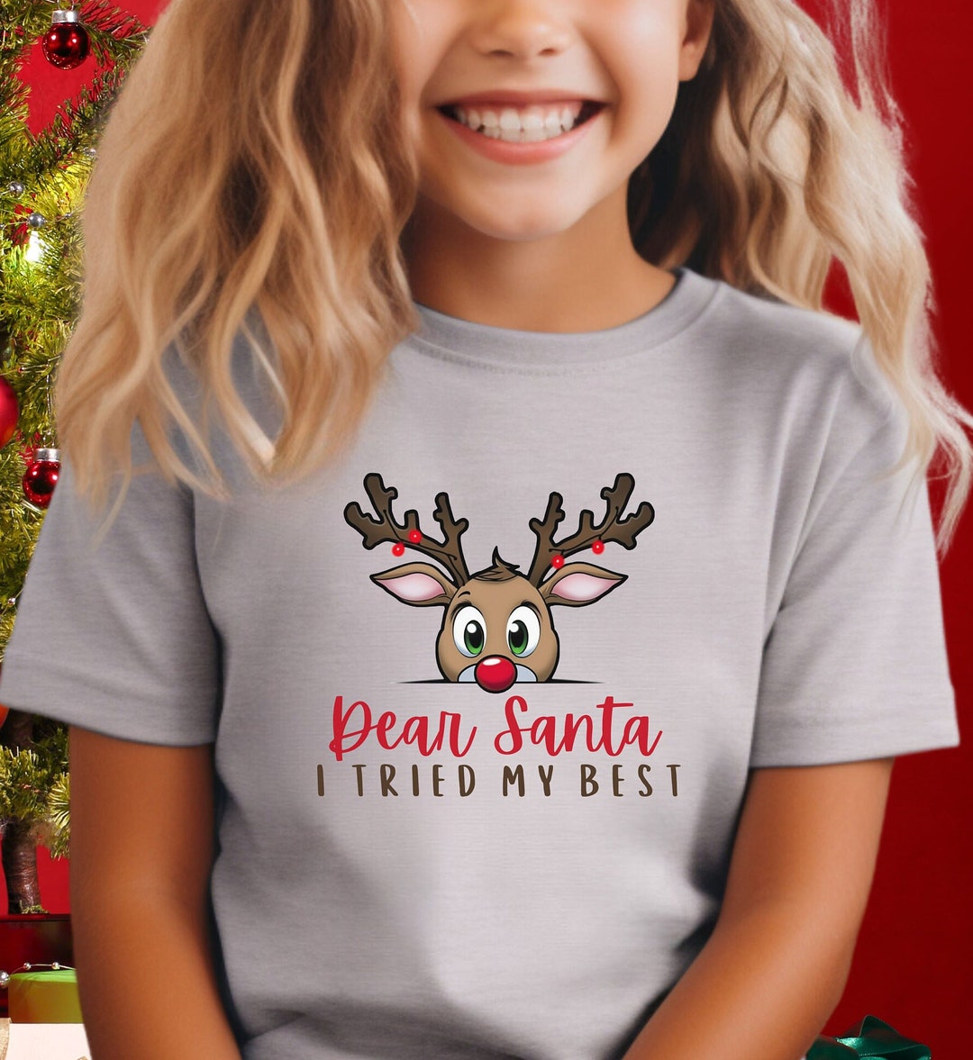 Youth Santa Shirt, Funny Kids Christmas Dear Santa Shirt, Cute ...