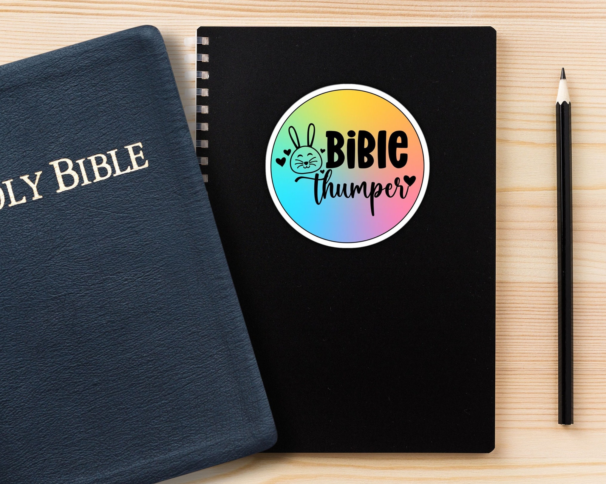 Bible Thumper Sticker, Best Selling Christian Stickers, Happy Christian ...