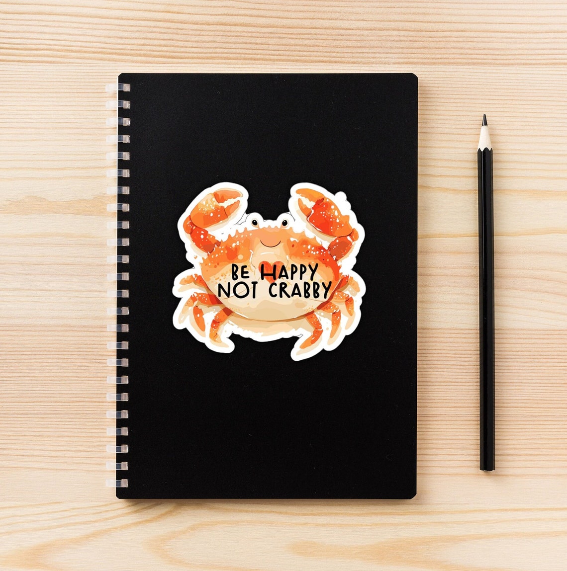 Crab Stickers, Sea Creatures Stickers, Funny Crab Indoor Stickers, Crab ...