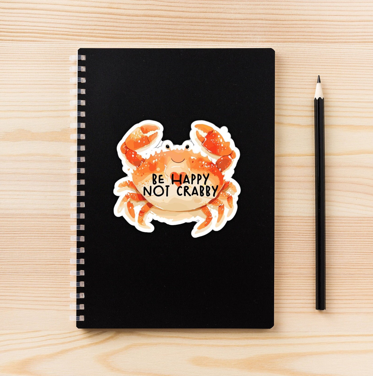 Crab Stickers, Sea Creatures Stickers, Funny Crab Indoor Stickers, Crab ...