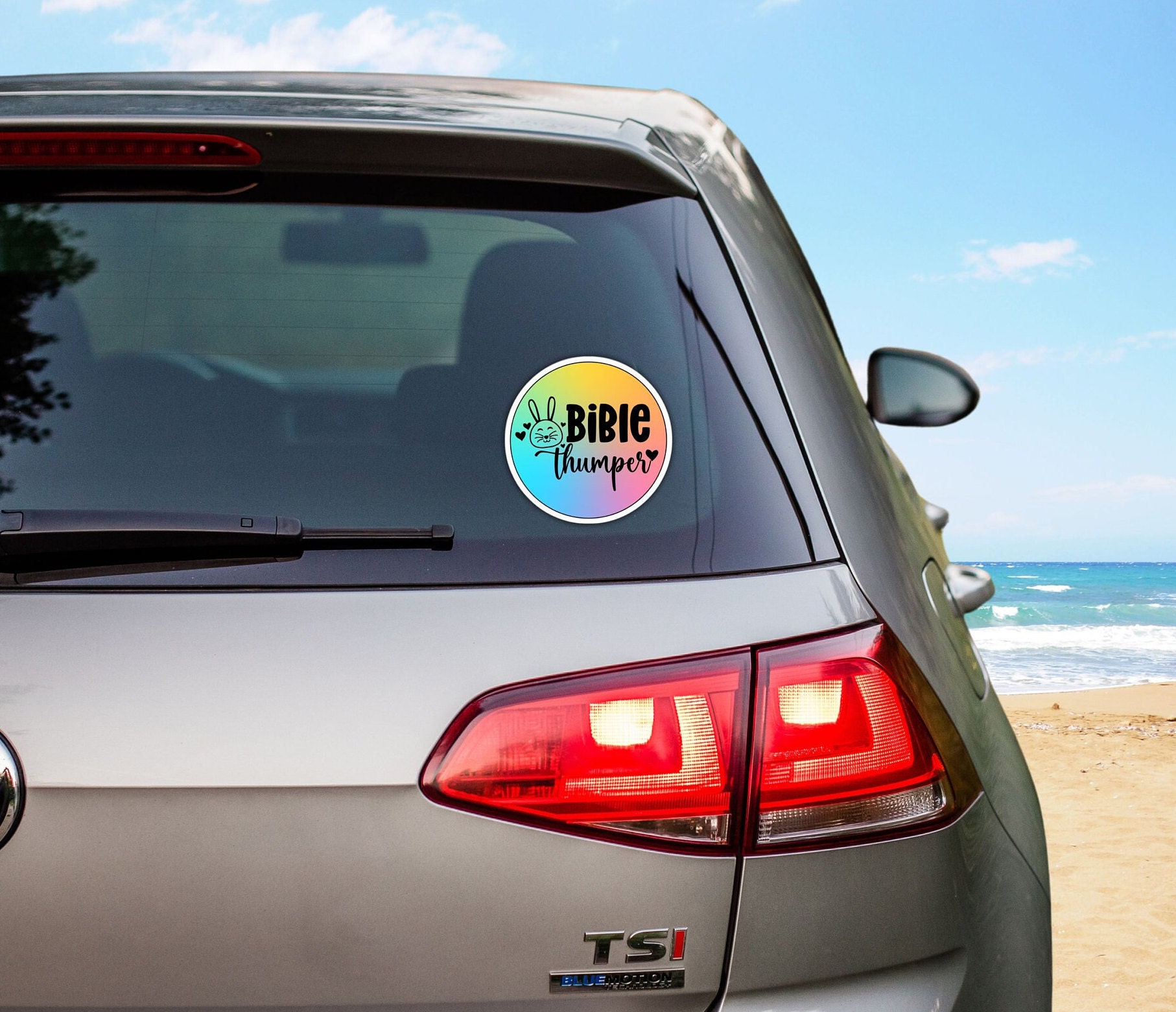 Bible Thumper Sticker, Best Selling Christian Stickers, Happy Christian ...