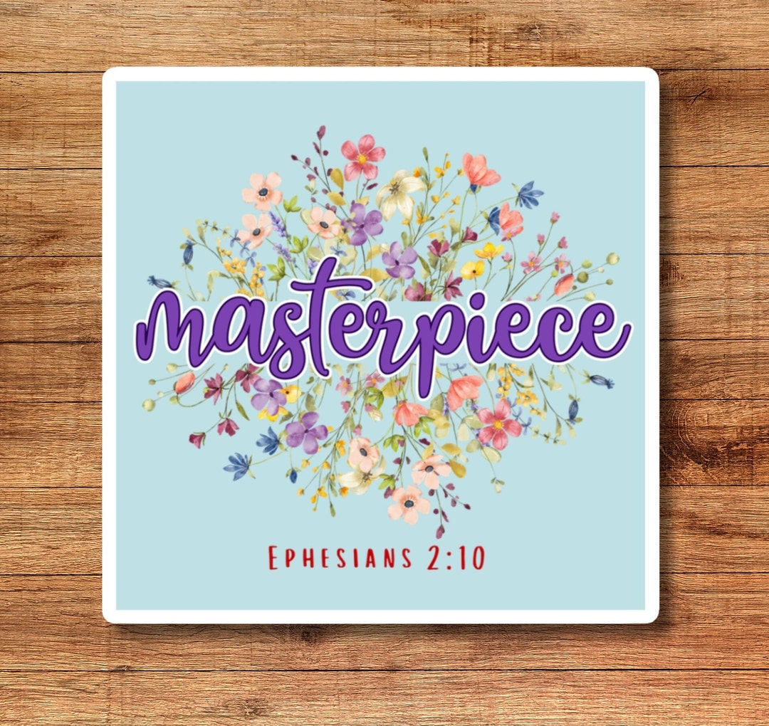 God's Masterpiece Magnets Ephesians 2 10 Floral Fridge Magnets Garden ...