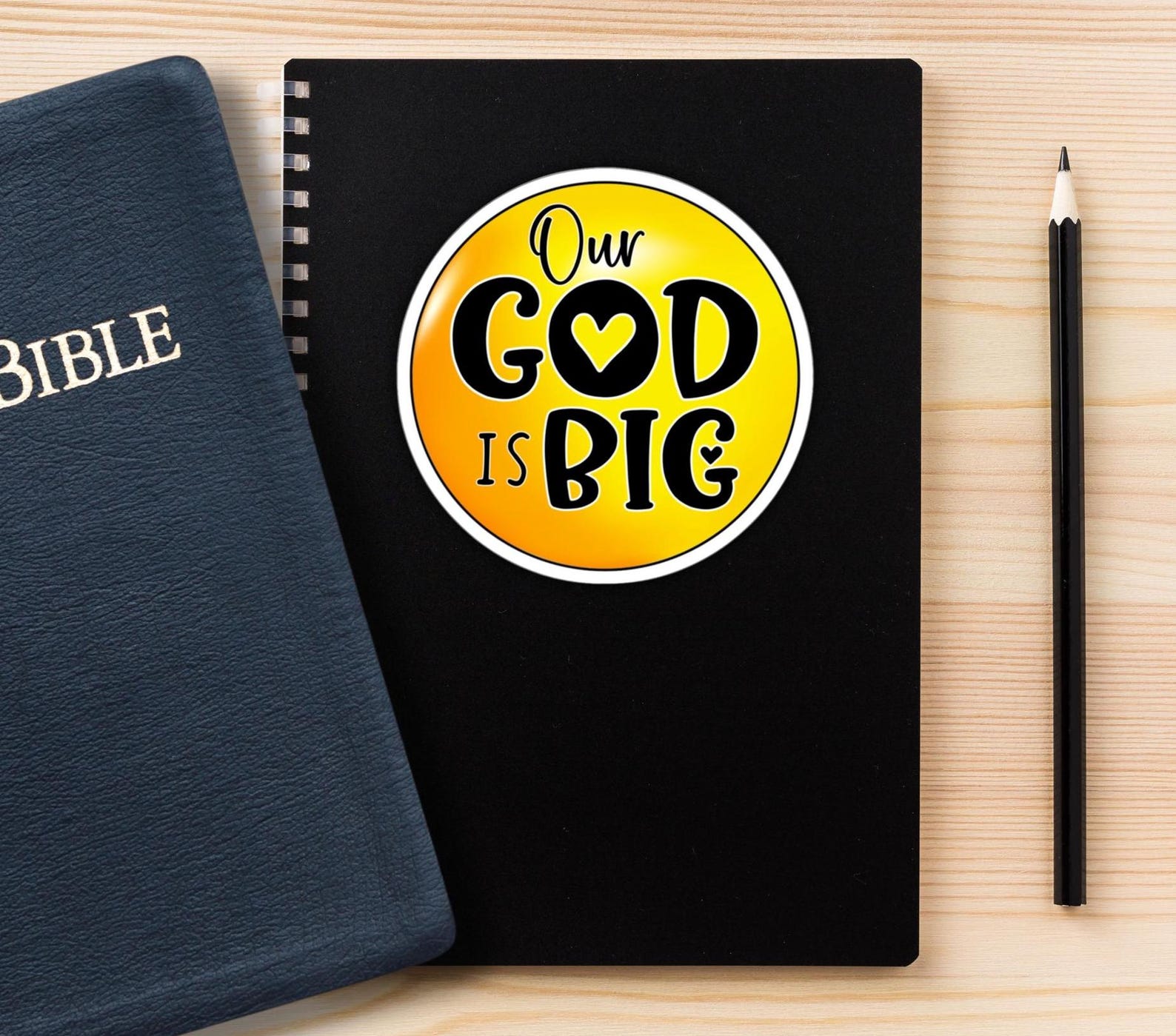 Our God is Big Sticker, Best Selling Christian Stickers, Happy ...