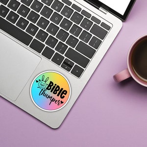 Bible Thumper Sticker, Best Selling Christian Stickers, Happy Christian ...