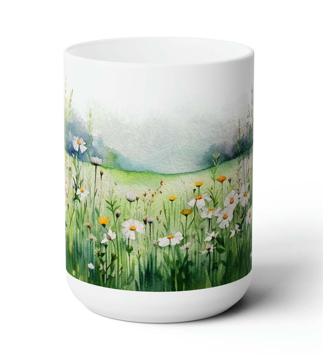Floral Ceramic Mug 15oz, White Elephant Gifts, Most Popular Christmas ...
