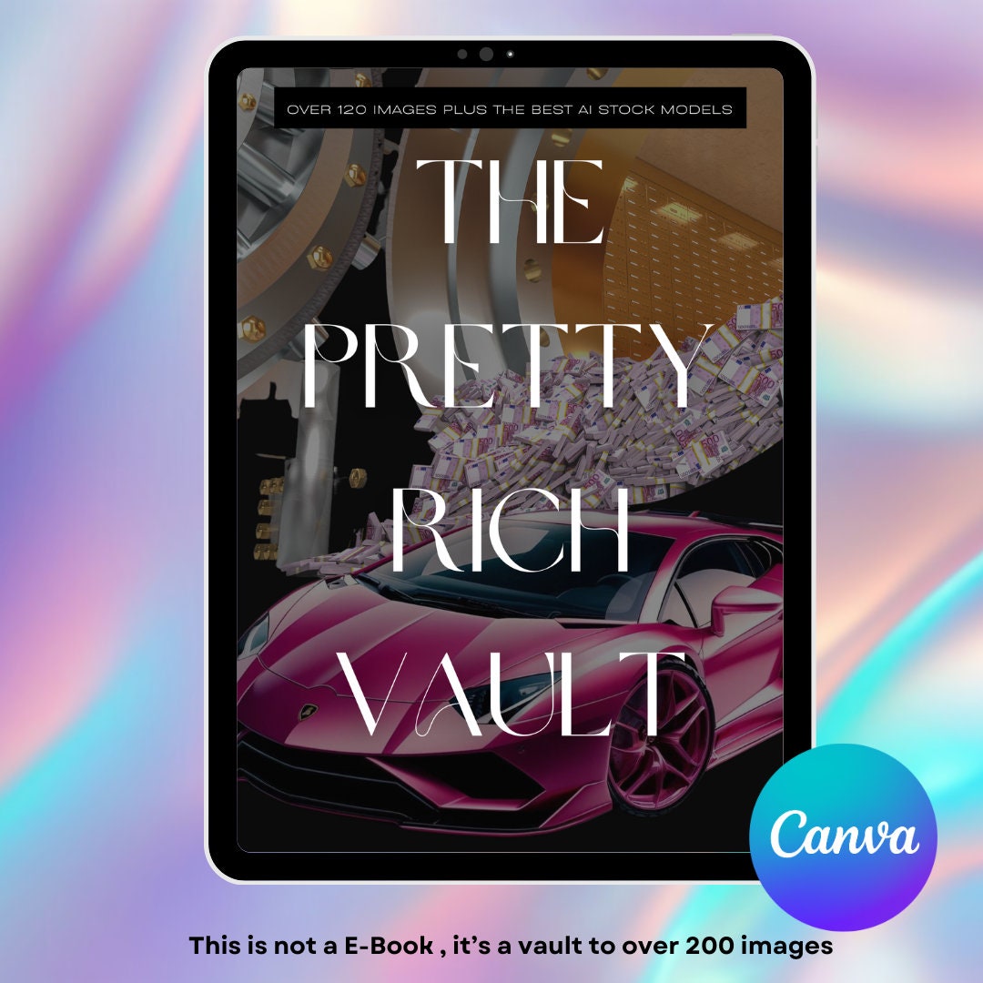 Rich Girl Vault, Playbook, Ai-stock Models, Melanin Models, Grad Models, Luxury, E-book Covers ...