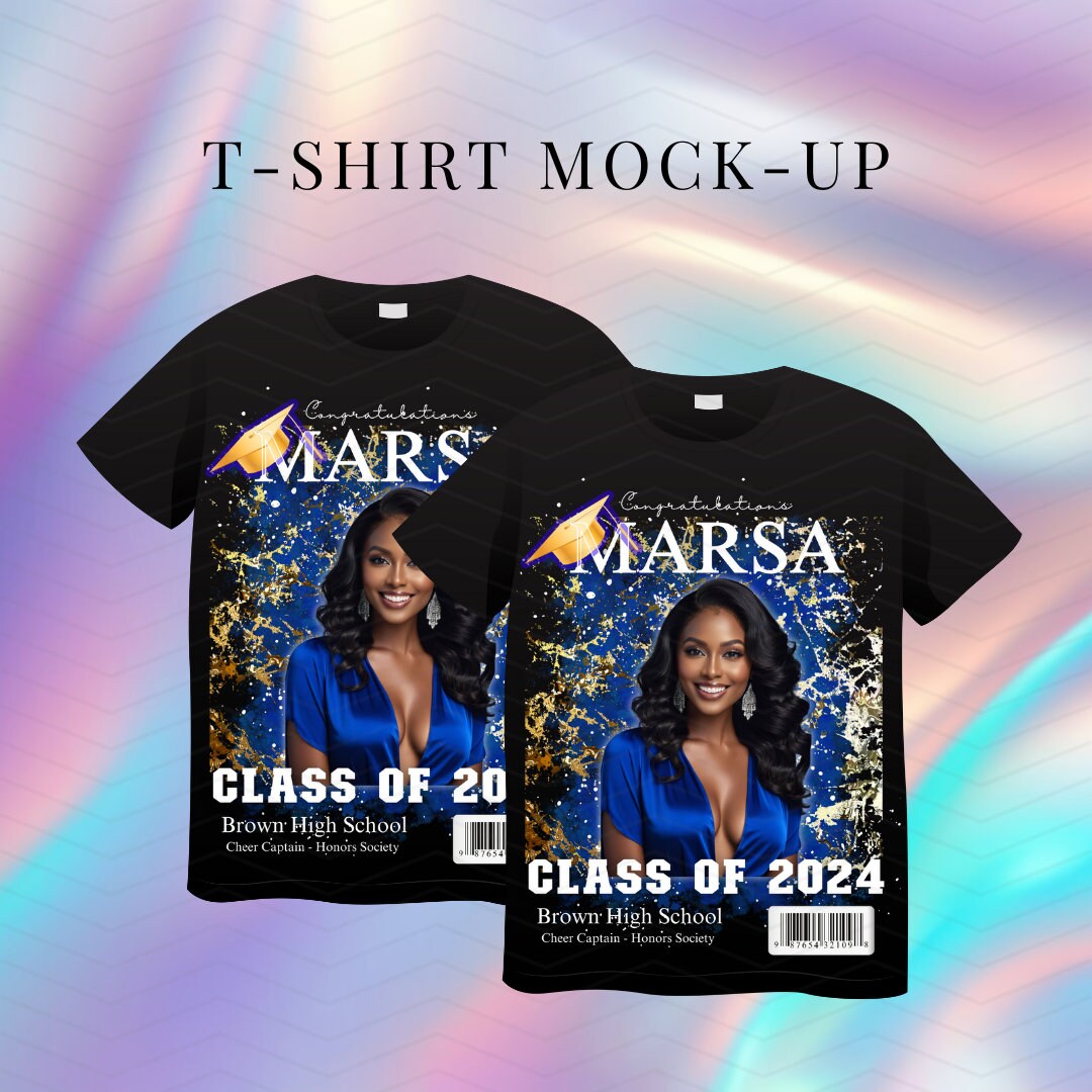 Mock-ups Graduation Magazine, Planner, Grad Models, PNG Files, Digital ...