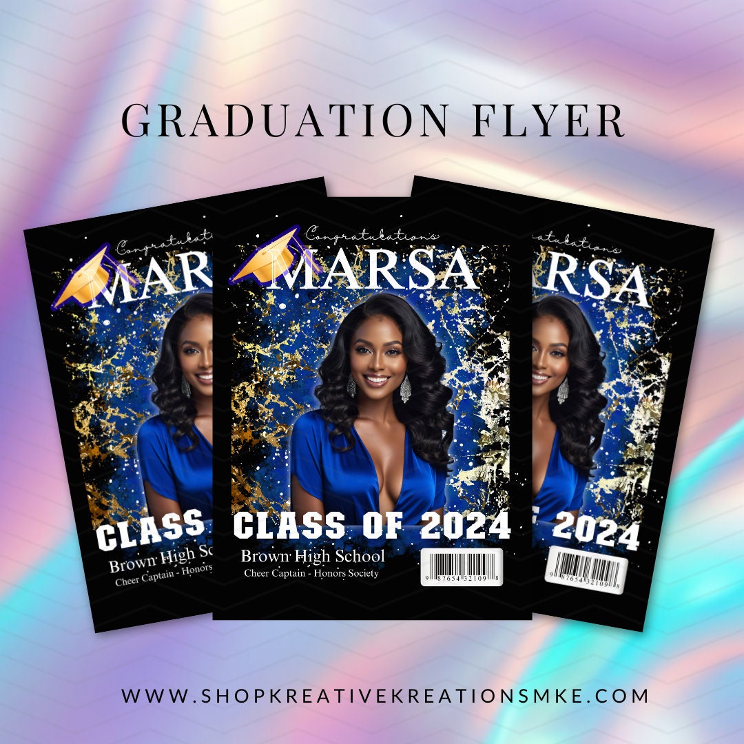 Mock-ups Graduation Magazine, Planner, Grad Models, PNG Files, Digital ...