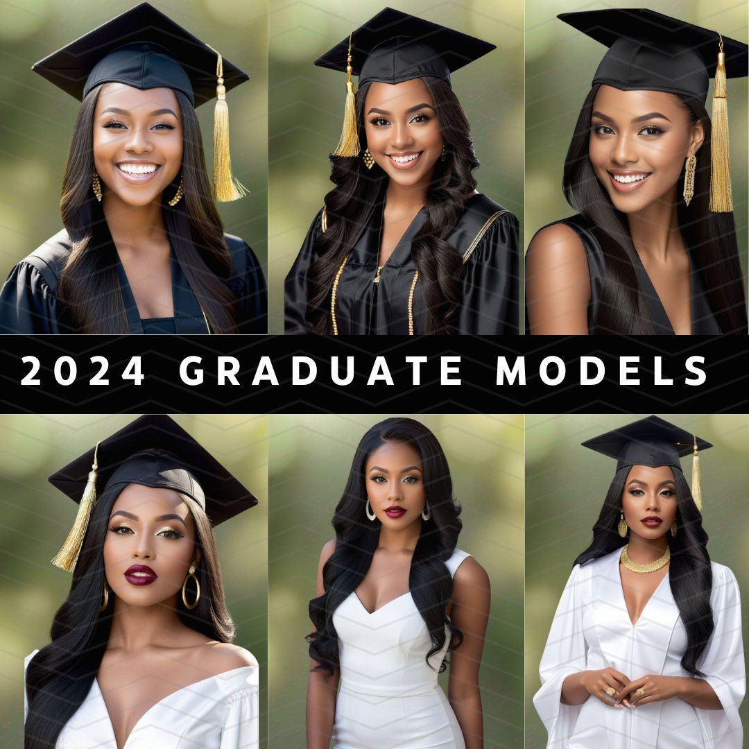 African American, Grad Models, Digital Downloads, Graduation, Mock-ups ...