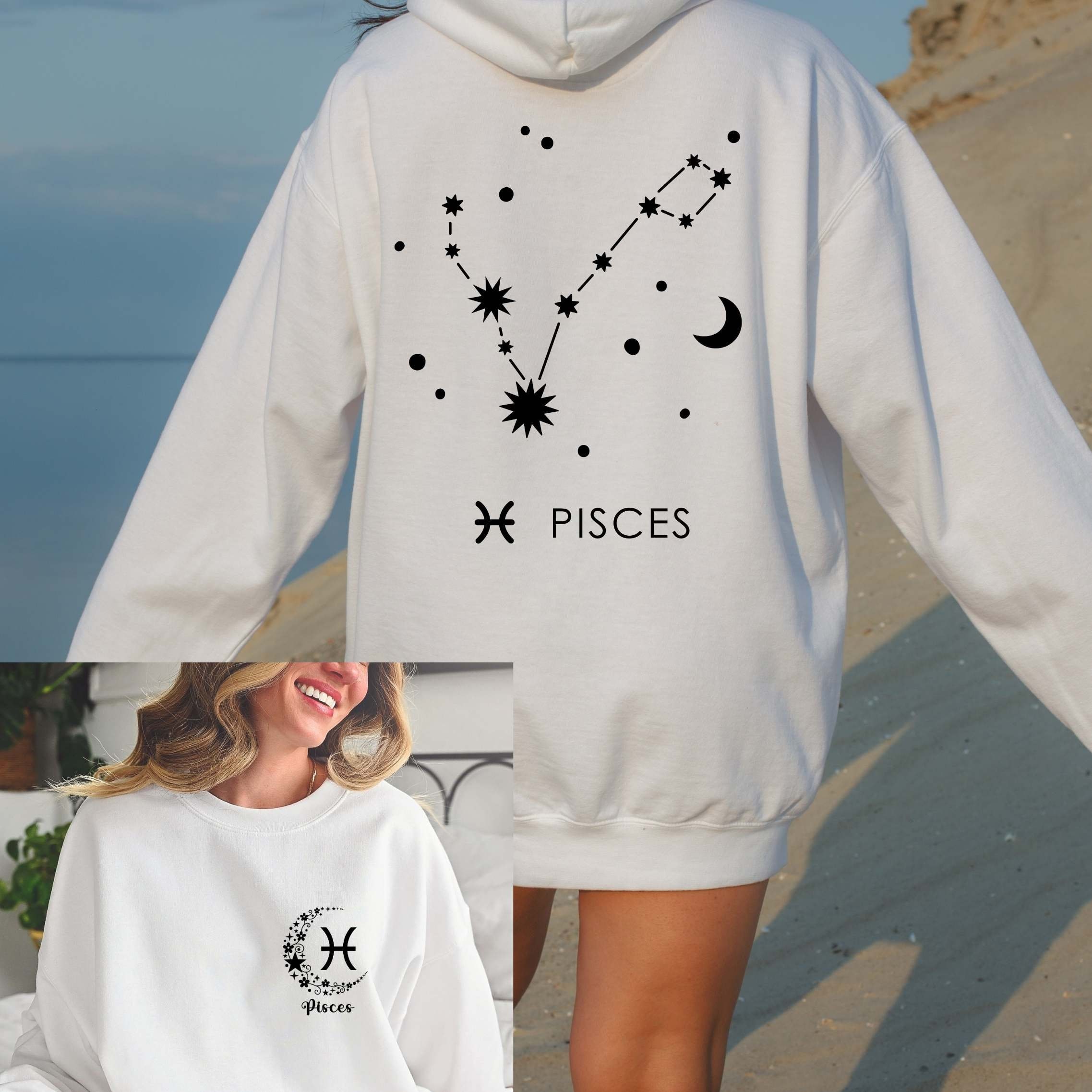 Zodiac Astrology Sweatshirt, Custom Horoscope Hoodie, Scorpio Birthday ...