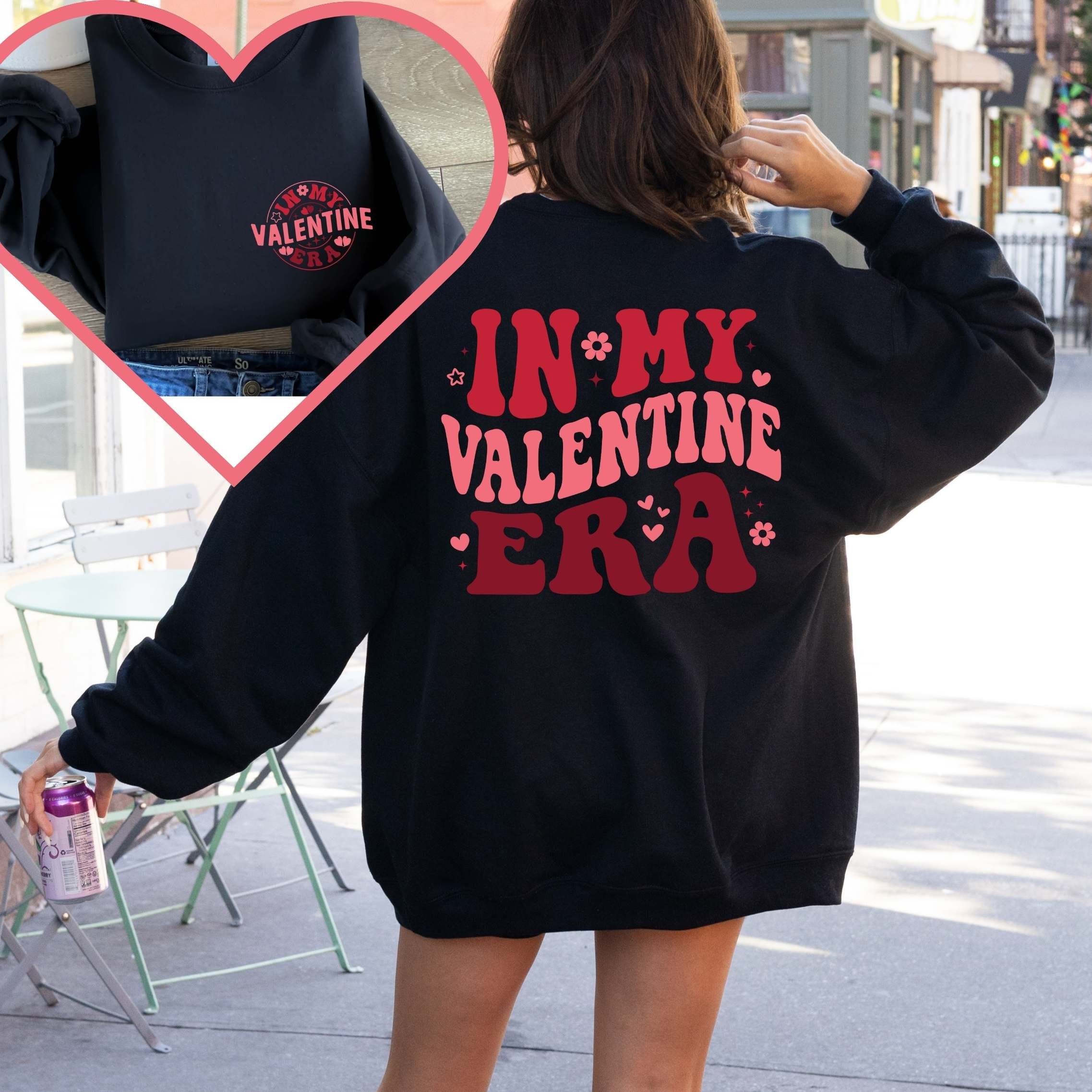 My Valentine Era Sweatshirt, in My Valentine Era Shirt, Valentine Shirt ...