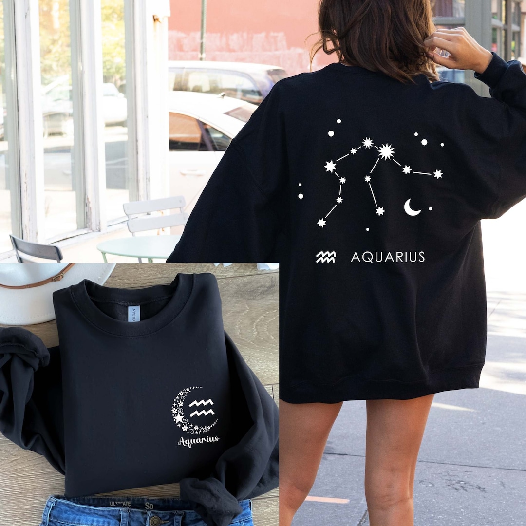 Zodiac Astrology Sweatshirt, Custom Horoscope Hoodie, Scorpio Birthday ...