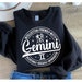 Zodiac Astrology Sweatshirt, Custom Horoscope Shirt, Gemini Birthday ...
