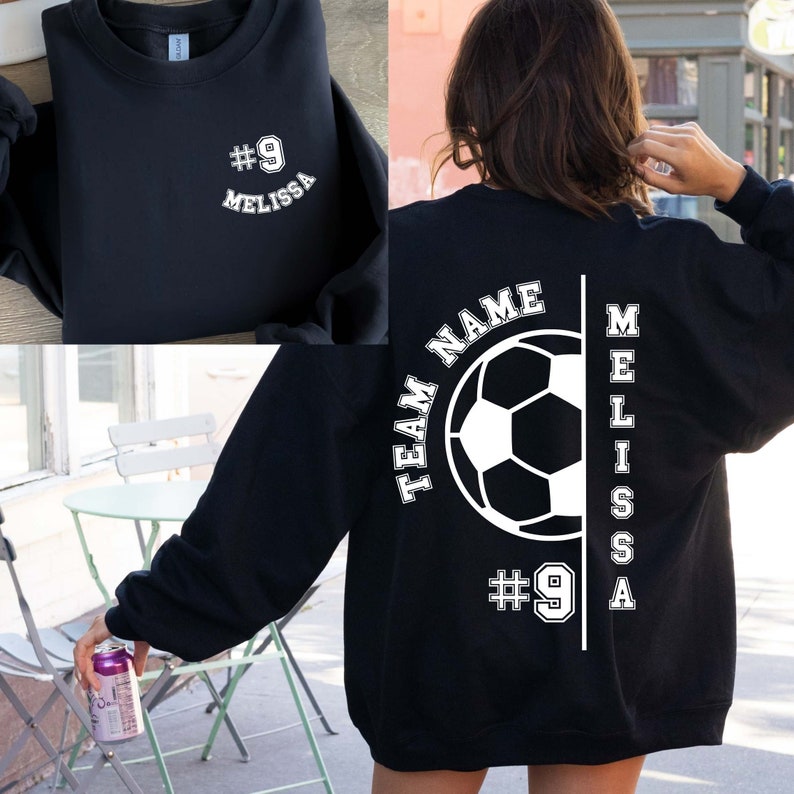Customized Soccer Sweatshirt Personalized Soccer Shirt - Etsy