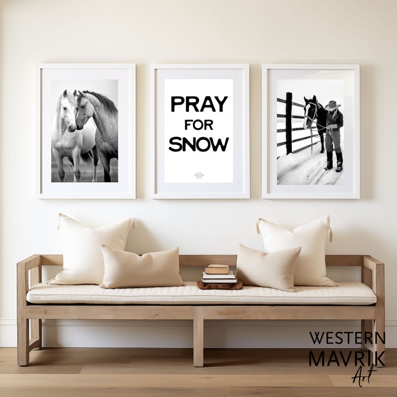Pray for Snow Sign - Etsy