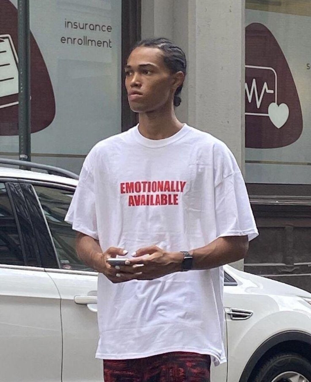 Emotionally Available T-shirt – Y2K Meme Graphic Tee - Etsy