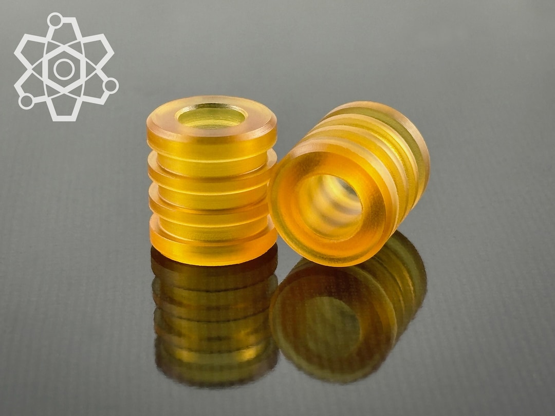 Ultem Lanyard Bead, Natural Color, Style #2 / EDC Lanyard Bead ...