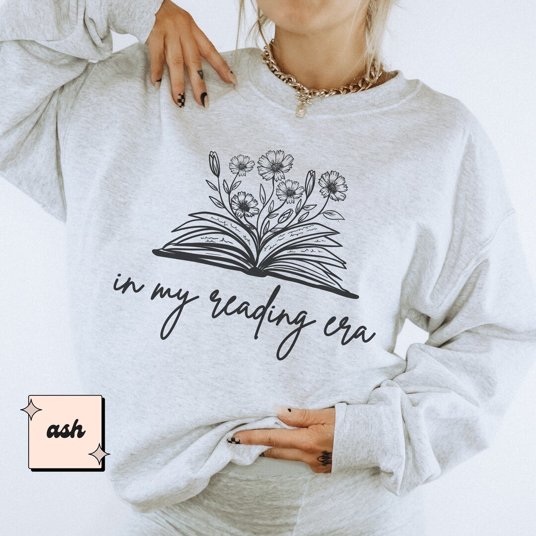 In My Reading Era Sweatshirt, Book Club Sweater, Bookish Sweatshirt ...